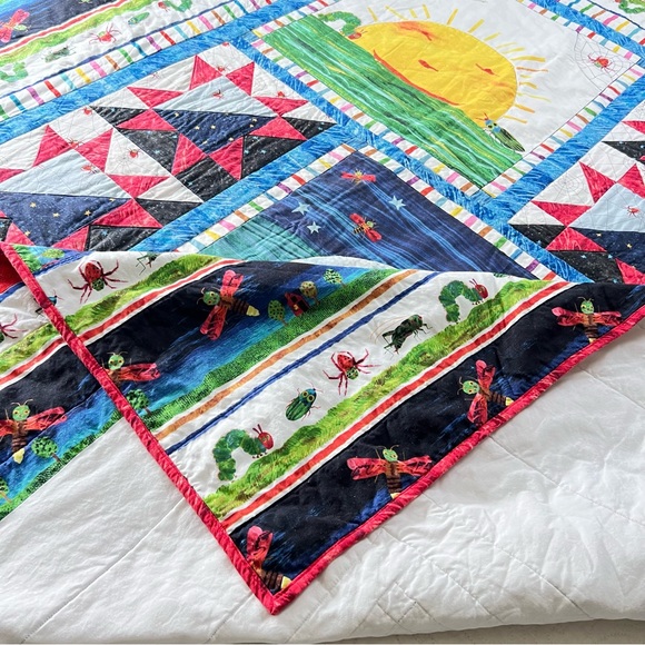 Homemade | Bedding | 68x82 The Very Hungry Caterpillar Quilt | Poshmark